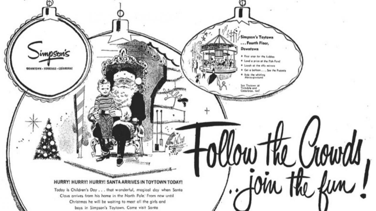 Contract Claus: What mid-century Toronto retailers looked for in a ...