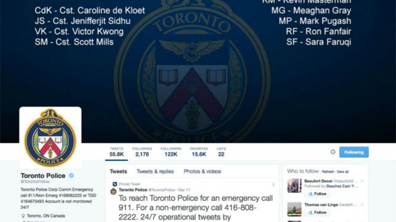 How police departments use tweets and status updates to fight crime ...