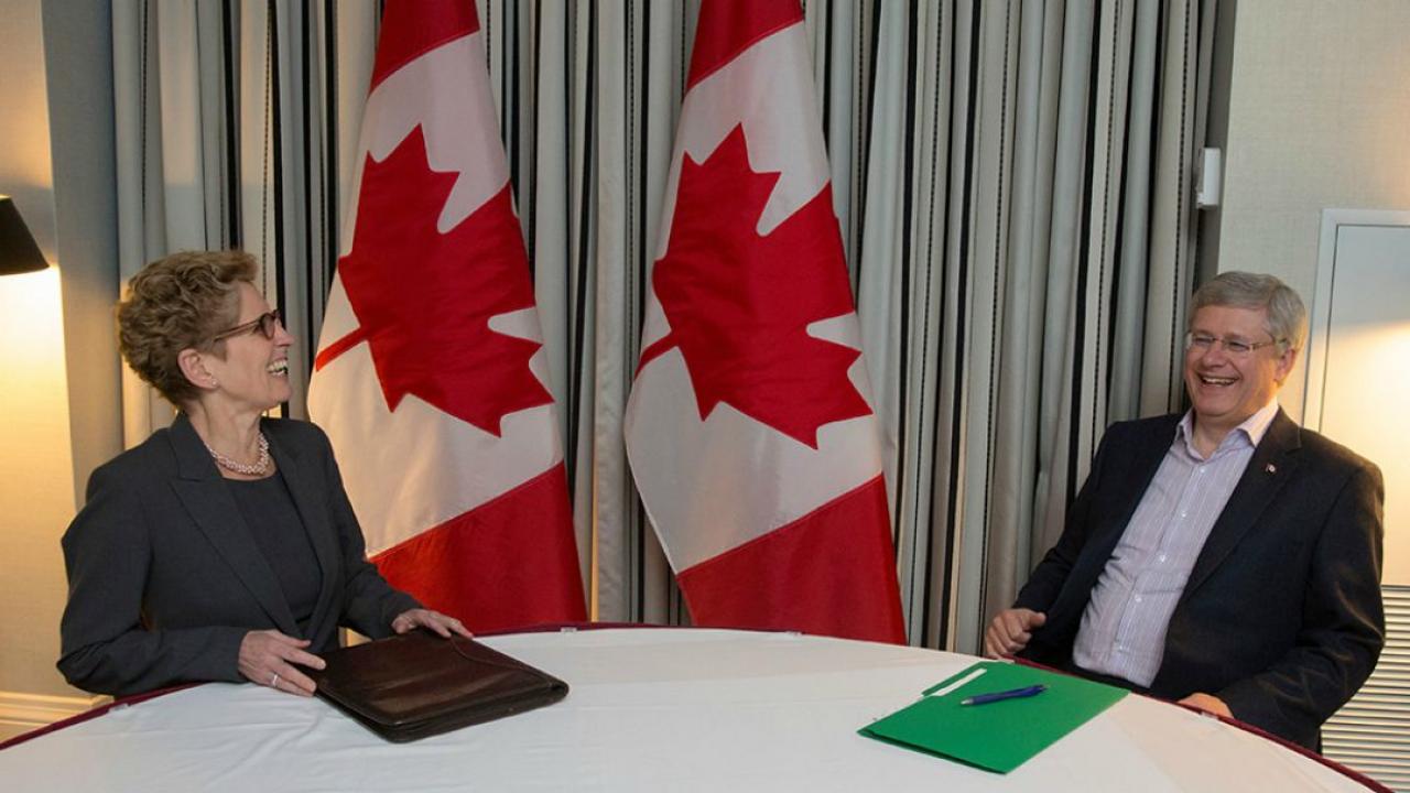 How Harper’s war of words with Wynne goes against tradition | TVO Today