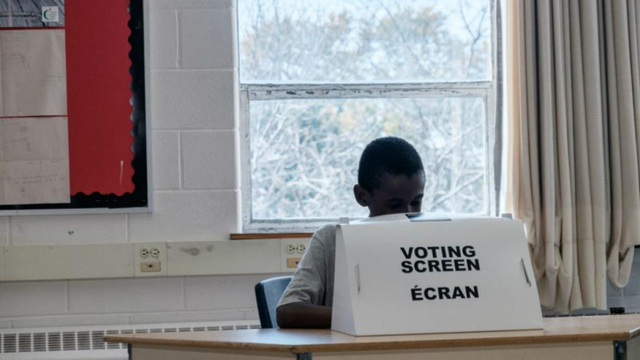 Students put their electoral know-how to the vote