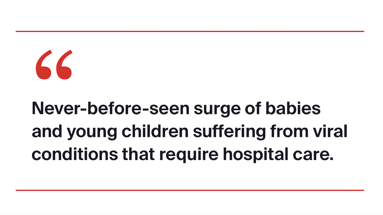 Quote of note: A children’s hospital CEO on the ‘unprecedented’ surge ...