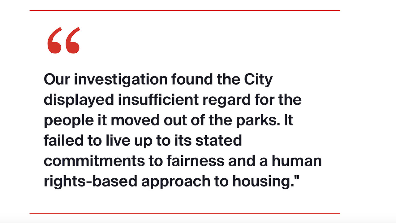Quote of note: Toronto’s ombudsman on encampment clearings | TVO Today